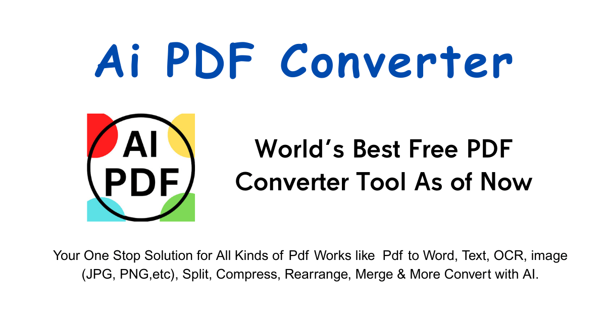 Free Online PDF & Image to Text Converter with OCR - Ai PDF Converter
